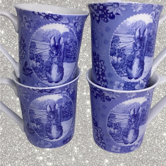 Beatrix | Dining | Peter Rabbit Coffee Mugs Set Of 4 Easter Beatrix ...